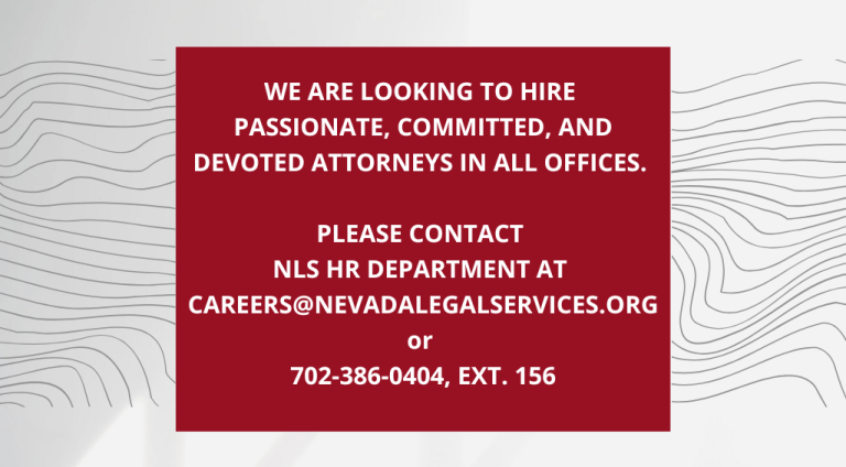 Nevada Legal Services | Free Legal Services for Low-Income Nevadans