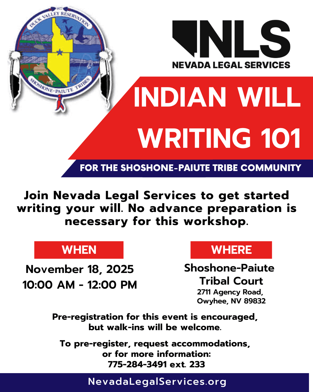 ILP Wills Writing Ask A Lawyer- For the Shoshone-Paiute Tribe Community ...